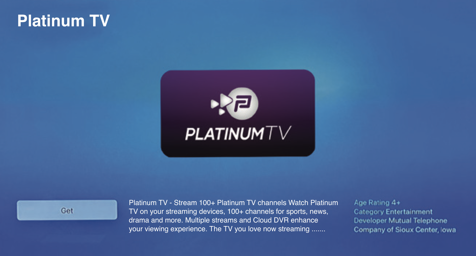TV Help - Platinum Connect